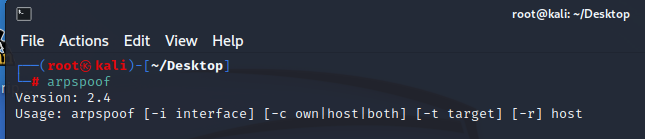 ARP Spoofing